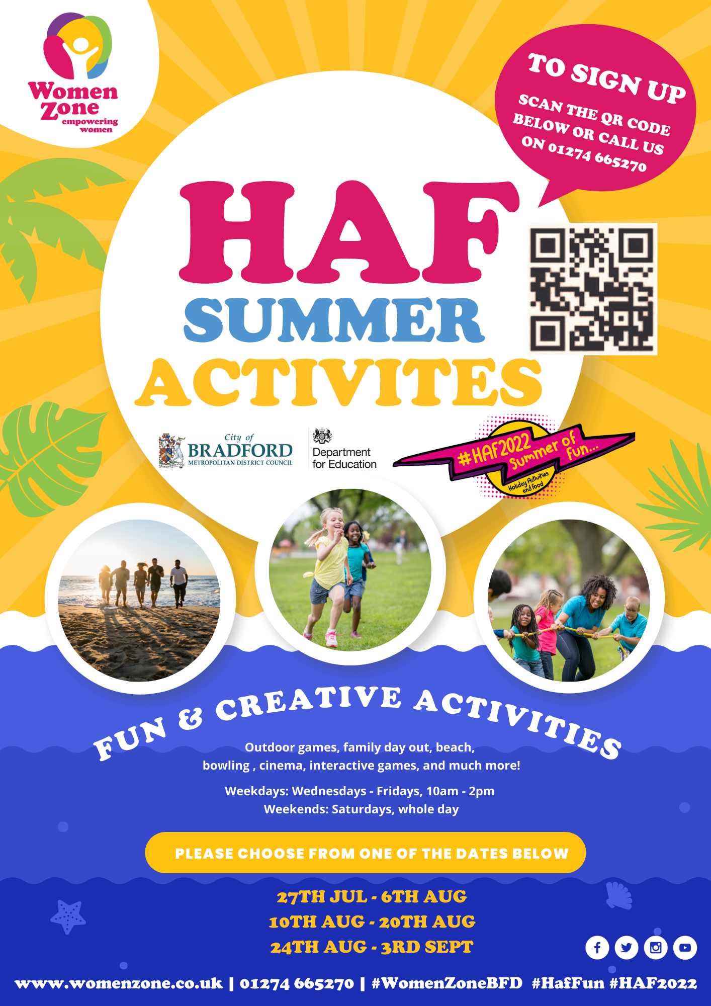 HAF Summer Activities - WomenZone
